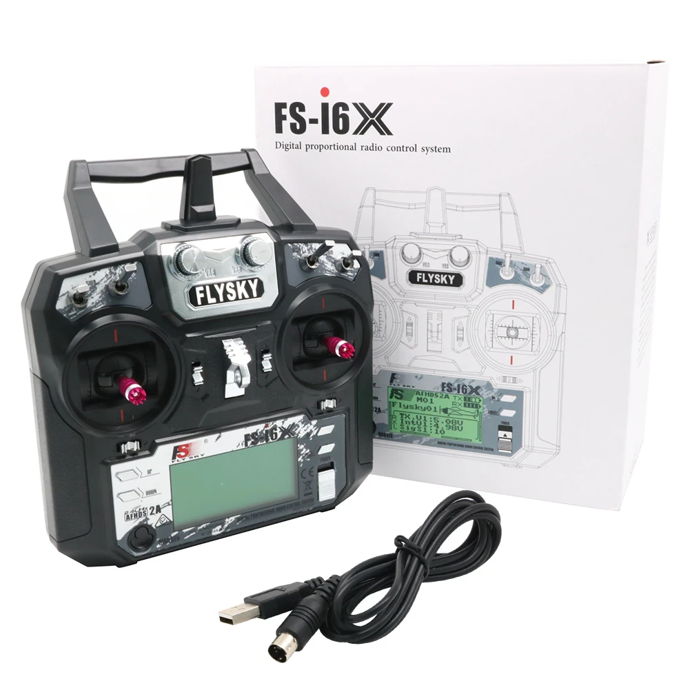 Flysky Fs I6x 10ch 2.4ghz Afhds 2a Rc Radio Lipo Transmitter+ia6b/ia10b/x6b/a8s Receiver Fpv ...