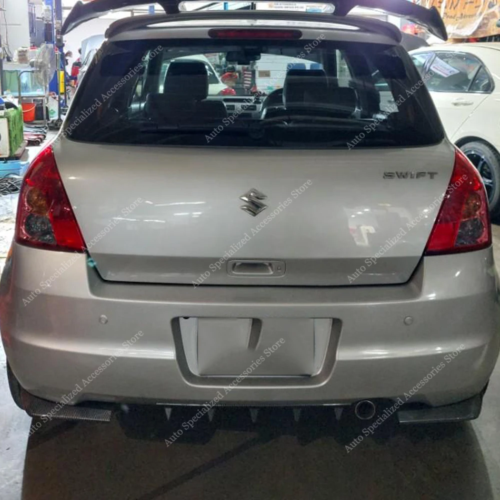 For-SUZUKI-Swift-Rear-Bumper-Diffuser-Side-Splitter-Swift-S-Manual-2005-2010-Rear-Bumper ...