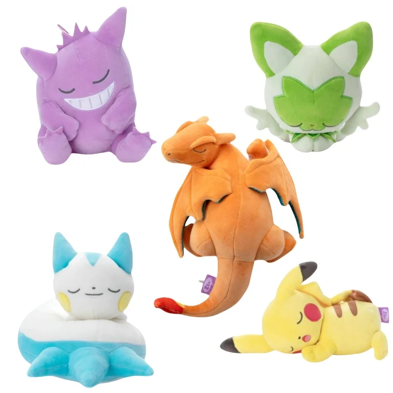 Pokemon-Pikachu-Plush-Gengar-Sleeping-Series-Charizard-Sprigatito ...