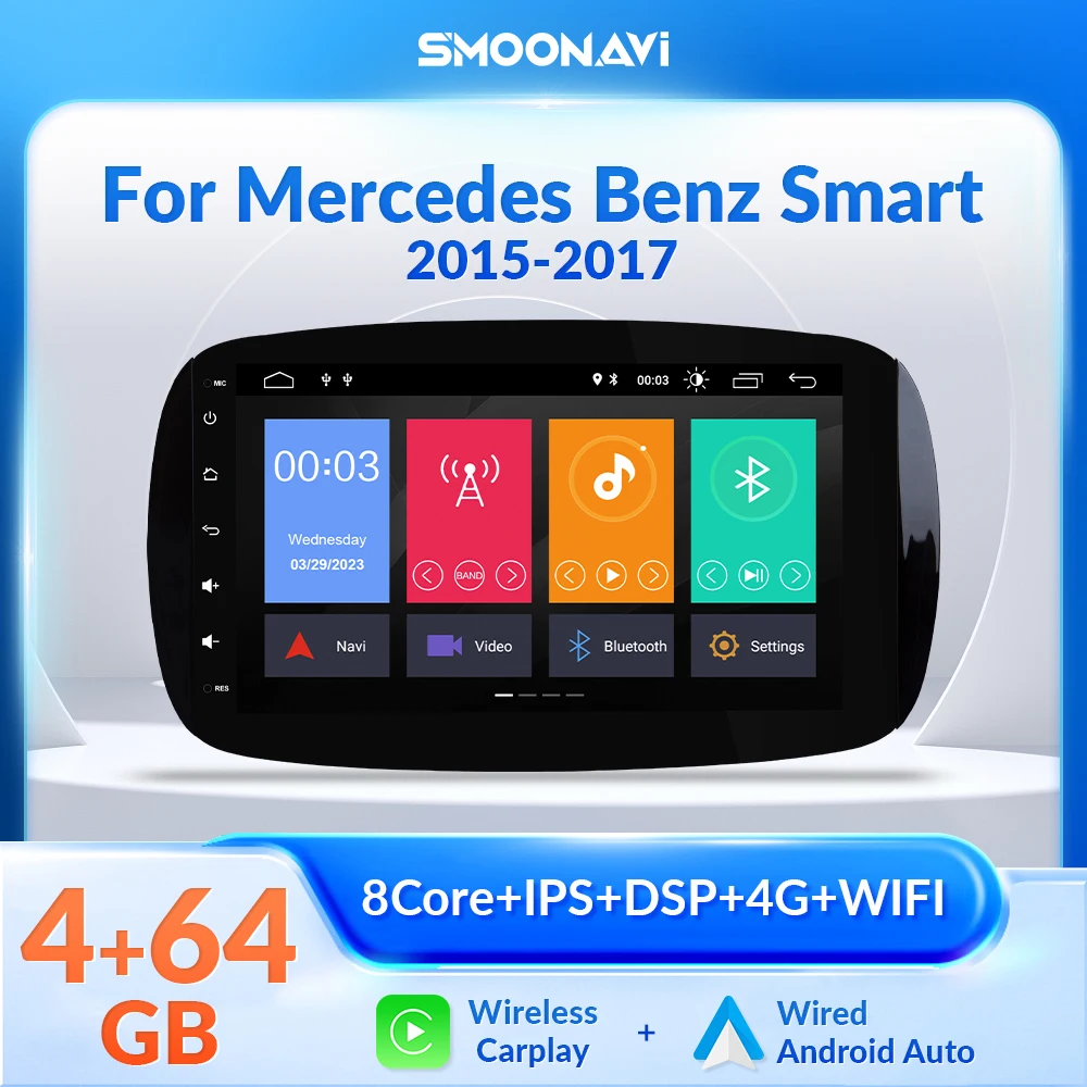Wireless-Carplay-4GB-64GB-Wifi-Android-12-Car-Radio-Multimedia-For ...