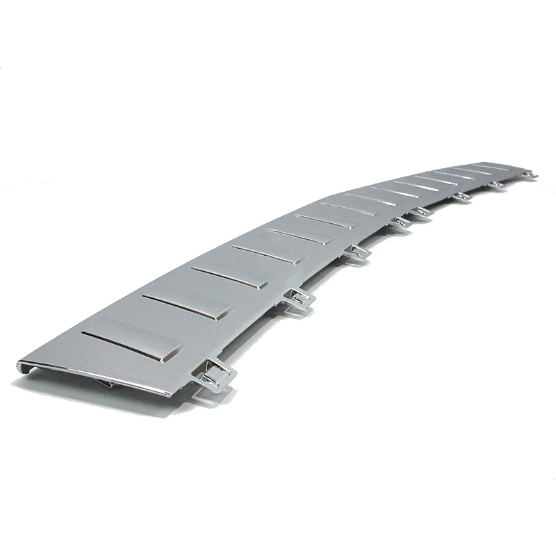 Parachoques trasero cromado/Negro, placa de almohadilla de paso para ...