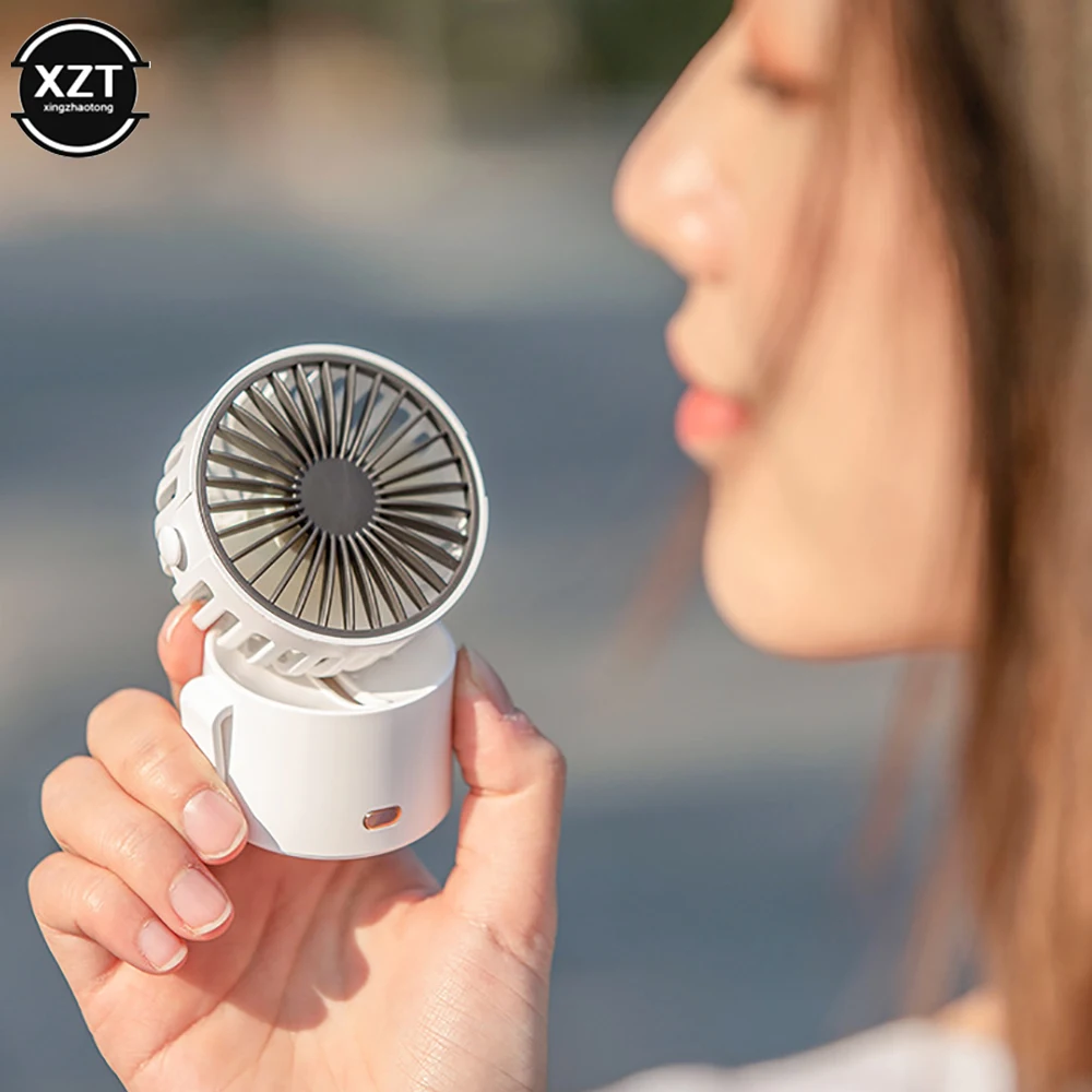 Creative-Portable-Charging-Fan-Quiet-Travel-Handheld-Wind-And-Cold-Fan ...