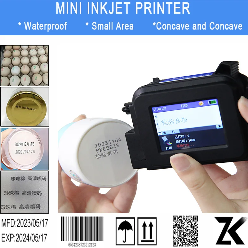 Mini-impresora-de-madera-port-til-impresora-de-inyecci-n-de-tinta-de ...