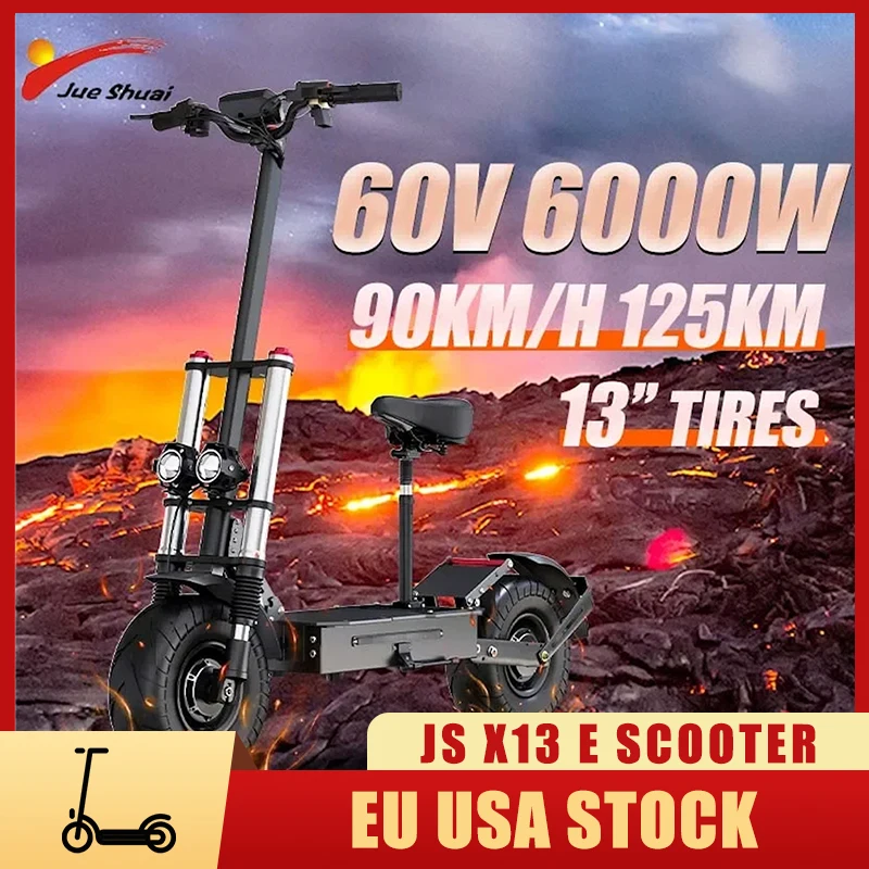 Jueshuai-60V-6000W-Electric-Scooter-Adults-with-Hydraulic-Brake-90KM-H-Scooter-Elecric-with-Seat ...