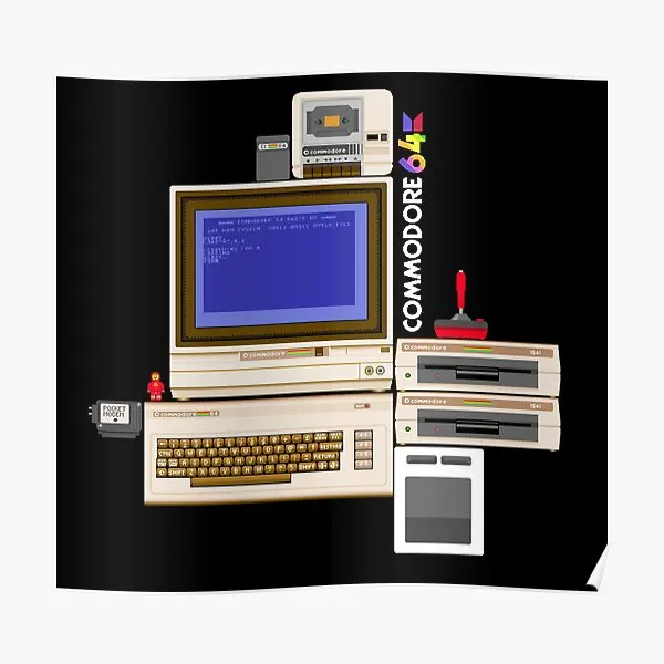 Hail-The-Commodore-64-Poster-Wall-Modern-Art-Decoration-Picture-Mural ...