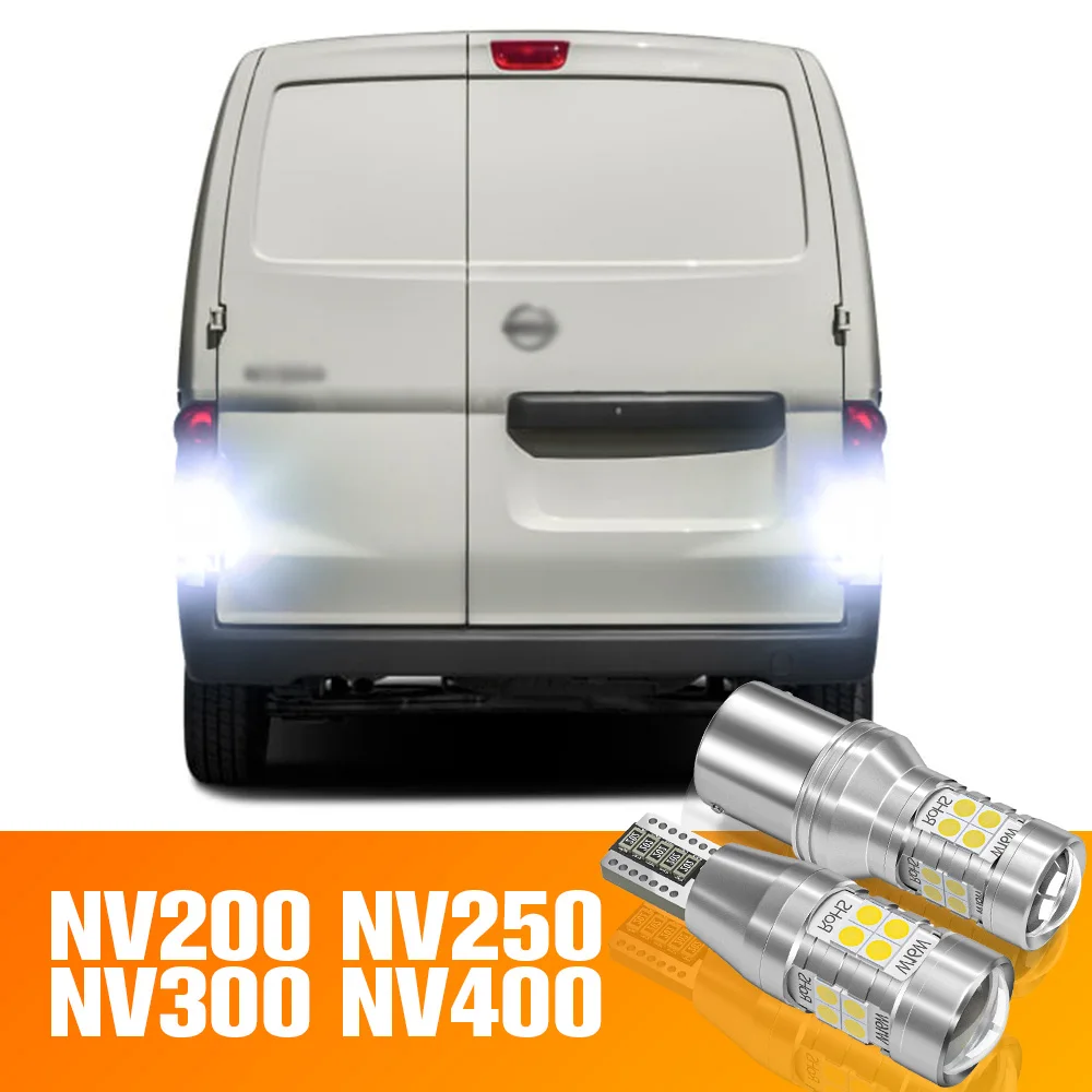 2pcs LED Reverse Light Backup Bulb Accessories For Nissan NV200 NV250 NV300 NV400 2010 2011 2012 ...