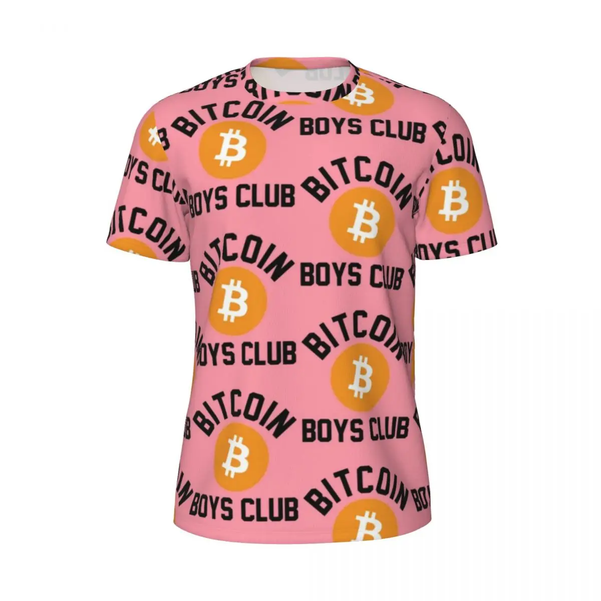 Bitcoin Logo Sports T Shirt Crypto Currency Trendy Cool T-Shirts Men ...