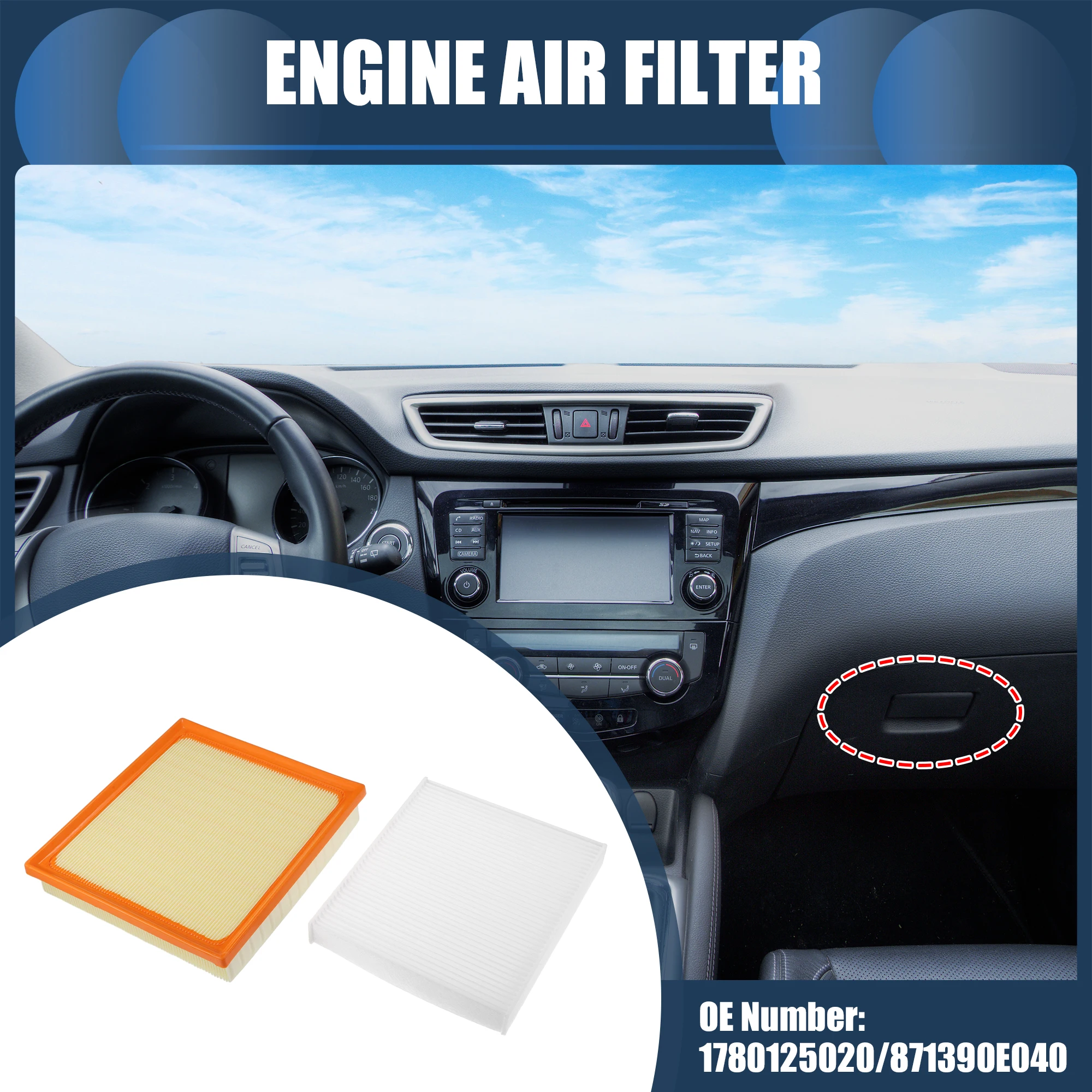 X-Autohaux-Car-Air-Intake-Filter-1780125020-871390E040-for-LEXUS-ES350 ...