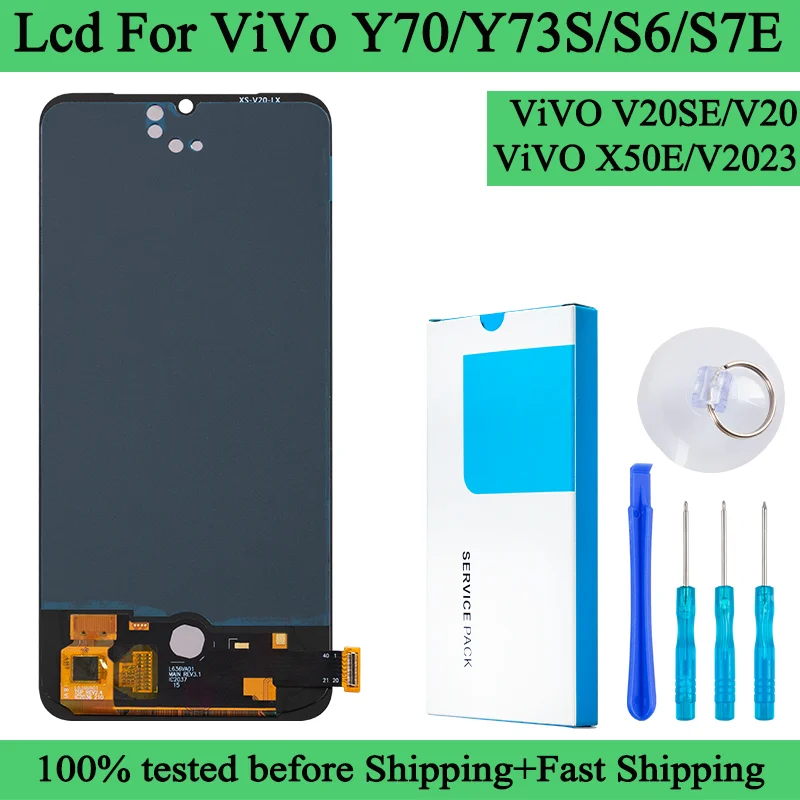 V2002A V2031A V1962A Premium Lcd For VIVO Y70 Y73S Display Touch Screen ...