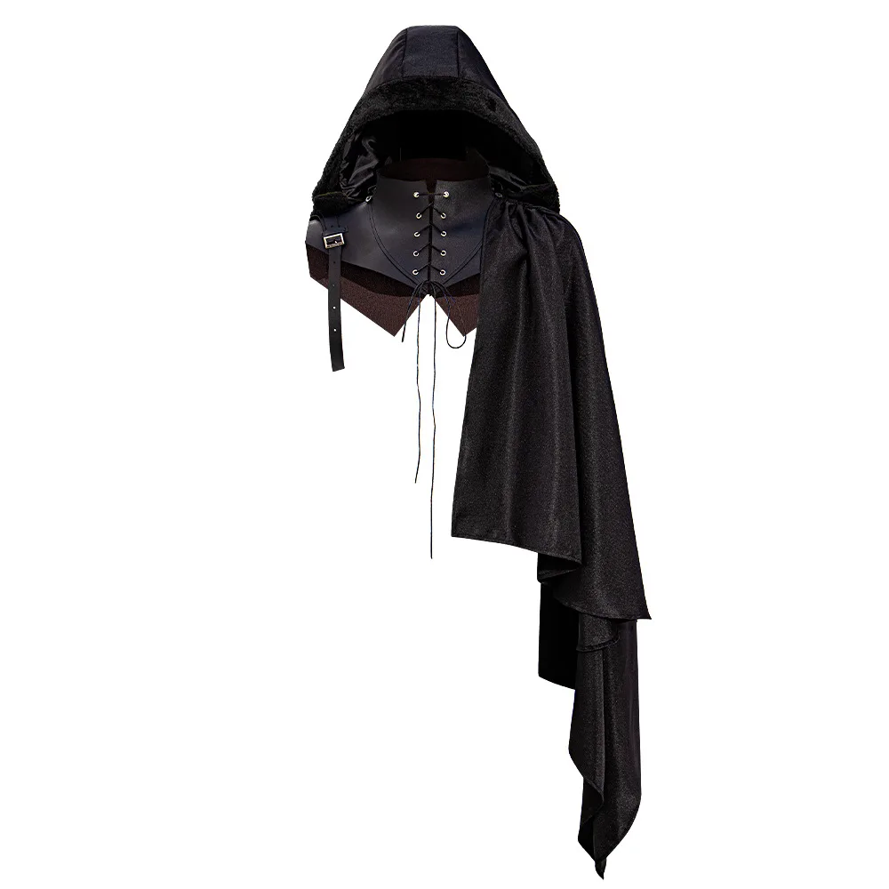 New-Mens-Assassin-Costume-Pirate-Cosplay-Medieval-Armor-Shawl-Cape ...