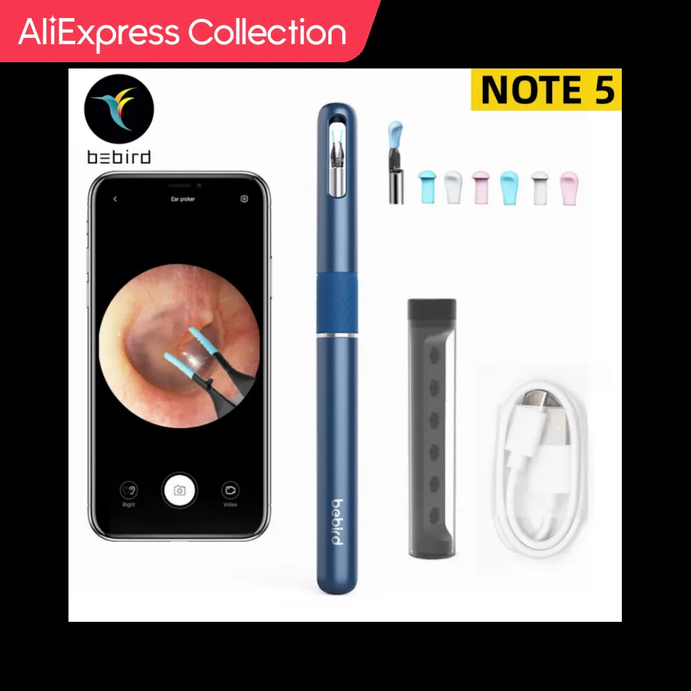 AliExpress Collection Bebird Note5 Ear Cleaner Smart Visual Ear Wax ...