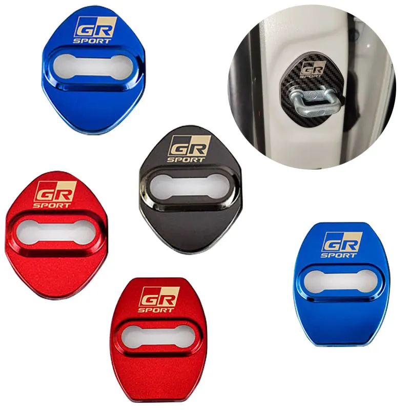 Car-Door-lock-cover-sticker-For-Toyota-GR-Sport-Corolla-SUPRA-CHR ...