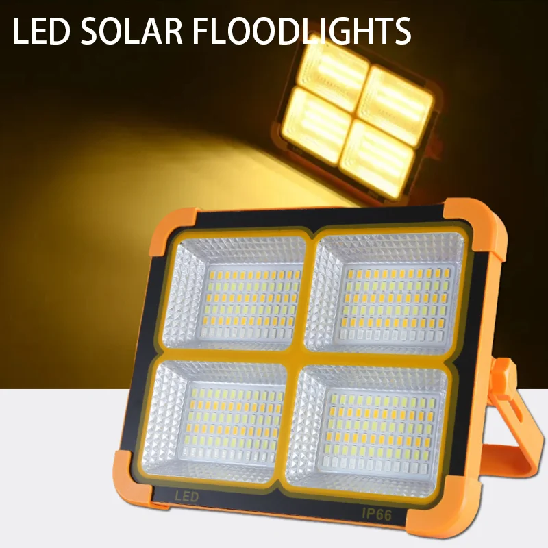 LED-Solar-Floodlight-with-Brightness-of-200-500W-Waterproof-Emergency ...