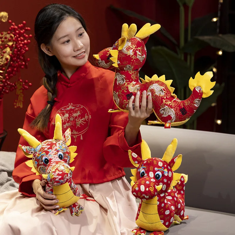 25CM-Chinese-Special-New-Year-Of-The-Dragon-Zodiac-Plush-Toy-Dragon ...
