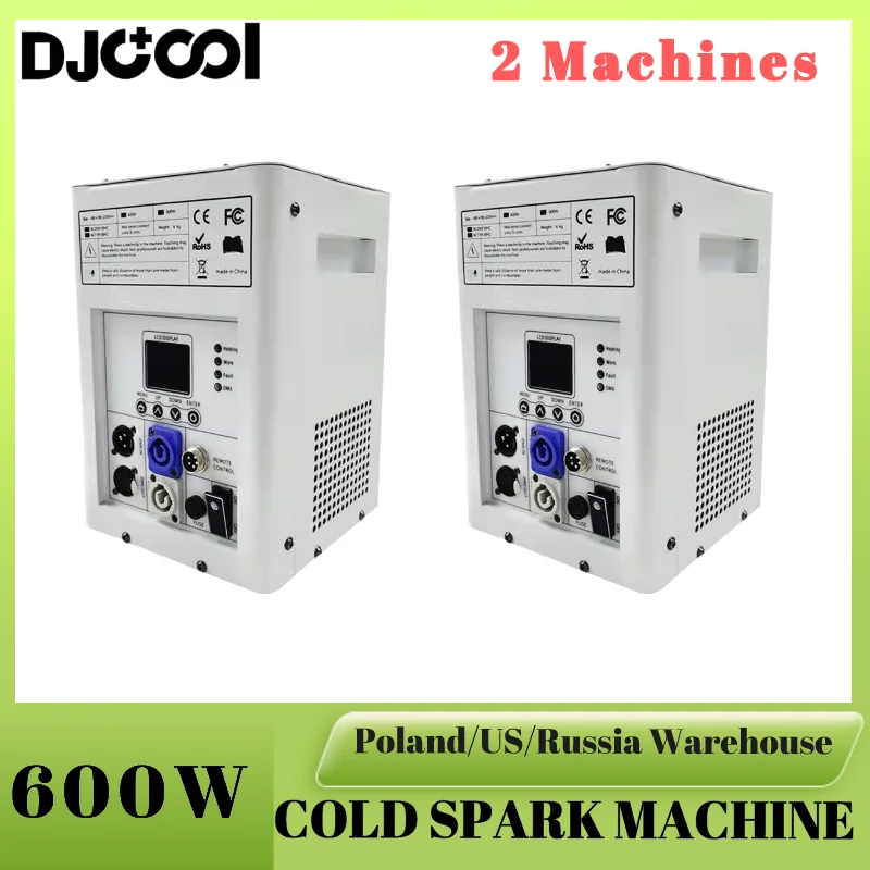 2pcs-600W-Cold-Spark-Machine-DMX-Remote-Control-With-LCD-Display-650W ...