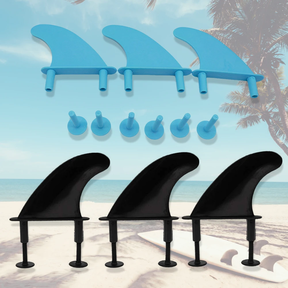 3pcs-Portable-Soft-Surf-Board-Fins-Set-Lightweight-Soft-Surf-Fin-Tail ...
