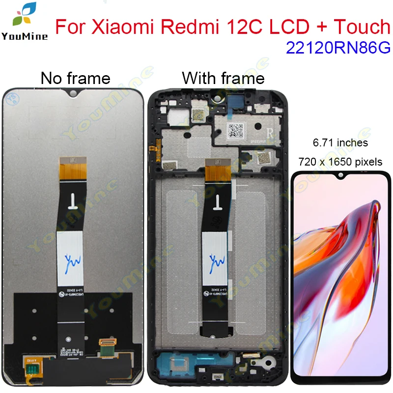 6-71-For-Xiaomi-Redmi-12C-LCD-Display-Touch-Panel-Screen-Digitizer ...
