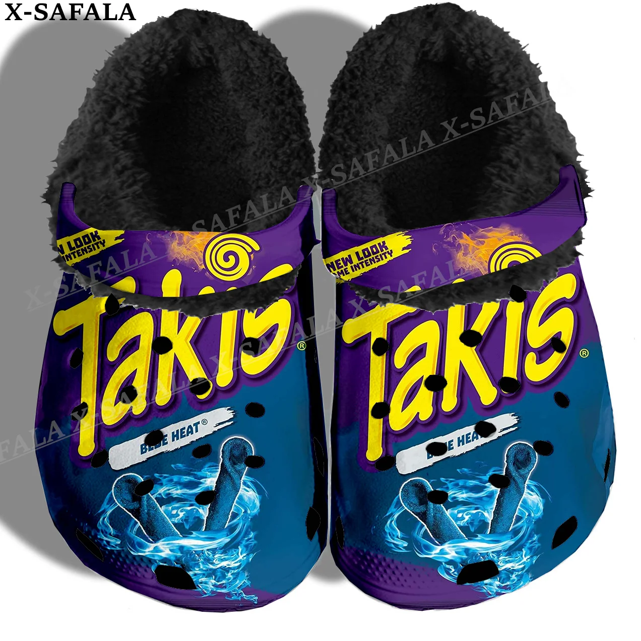 Funny-Chips-Takis-Food-3D-Print-Men-Women-Fur-Clogs-Soft-Furry-Slippers ...