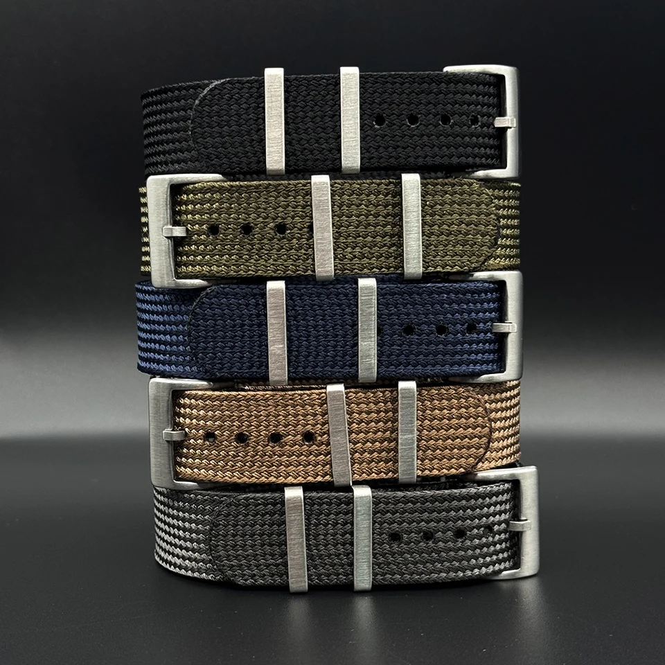 New Fabric Wristband 18mm 20mm 22mm Nylon Watch Band One Piece Sports ...