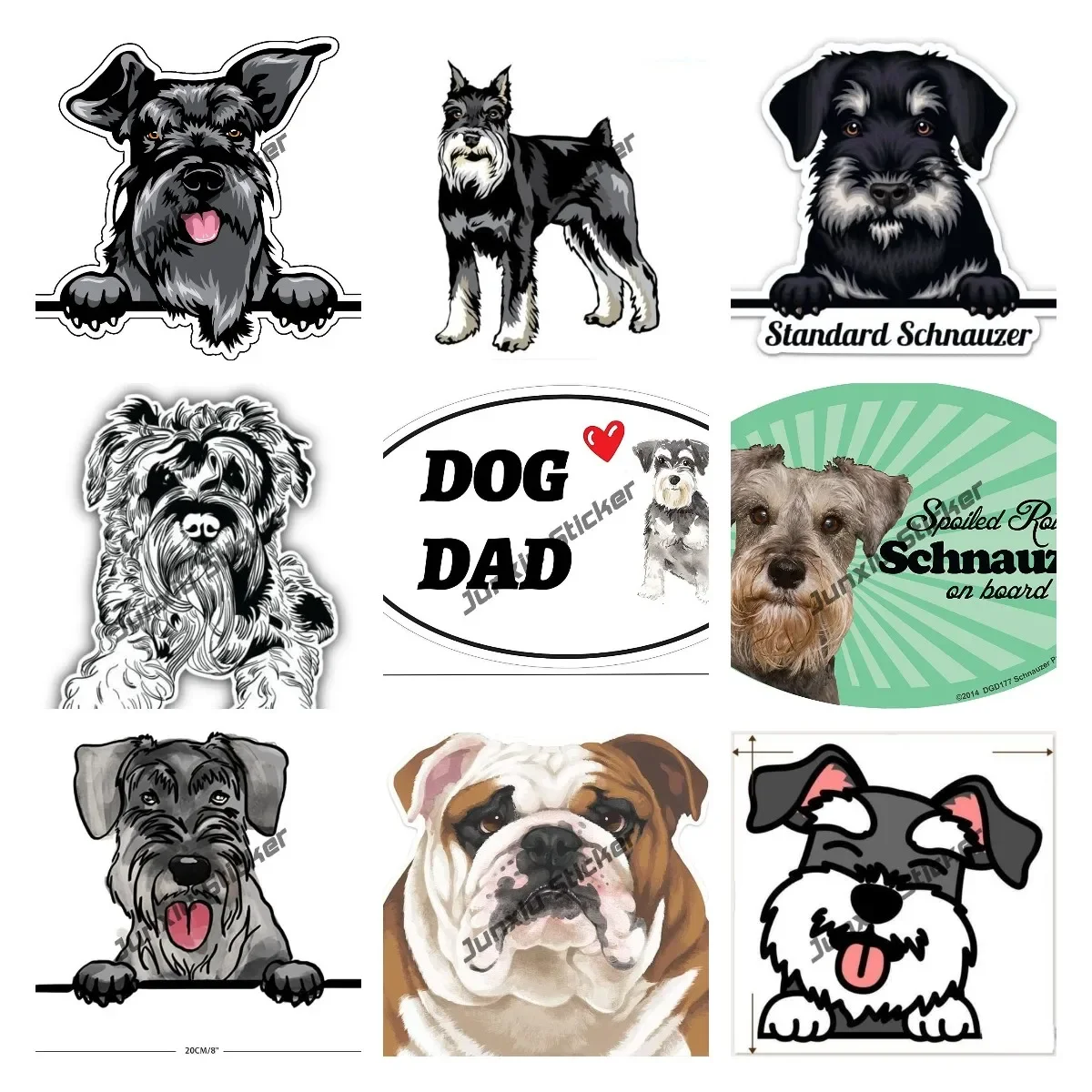 Schnauzer-Puppy-Removable-Vinyl-Decal-Sticker-for-IPad-MacBook-Laptop ...