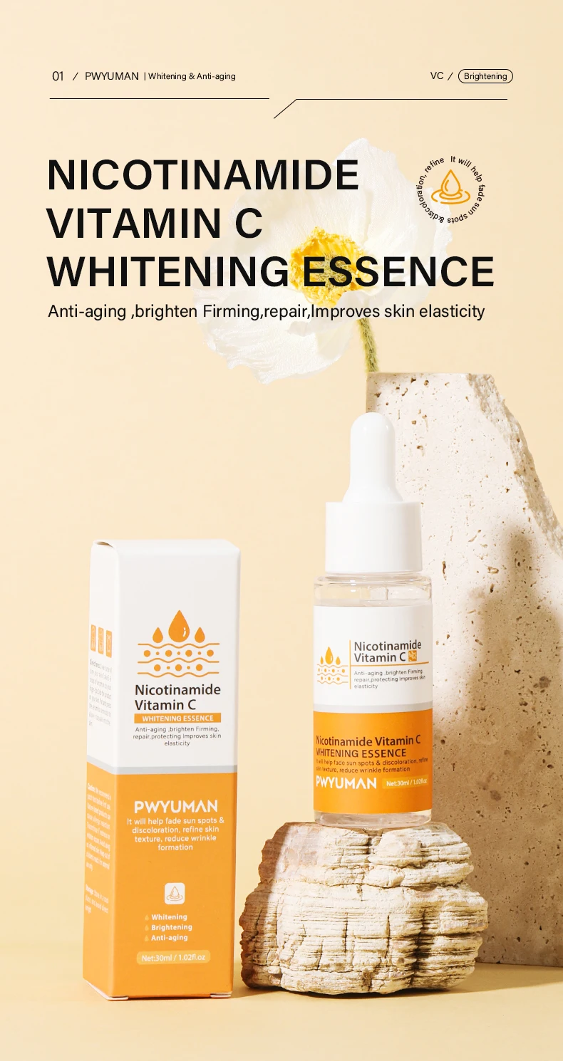 Nicotinamid Whitening Freckles Face Serum Fade Dark Spots Melasma ...