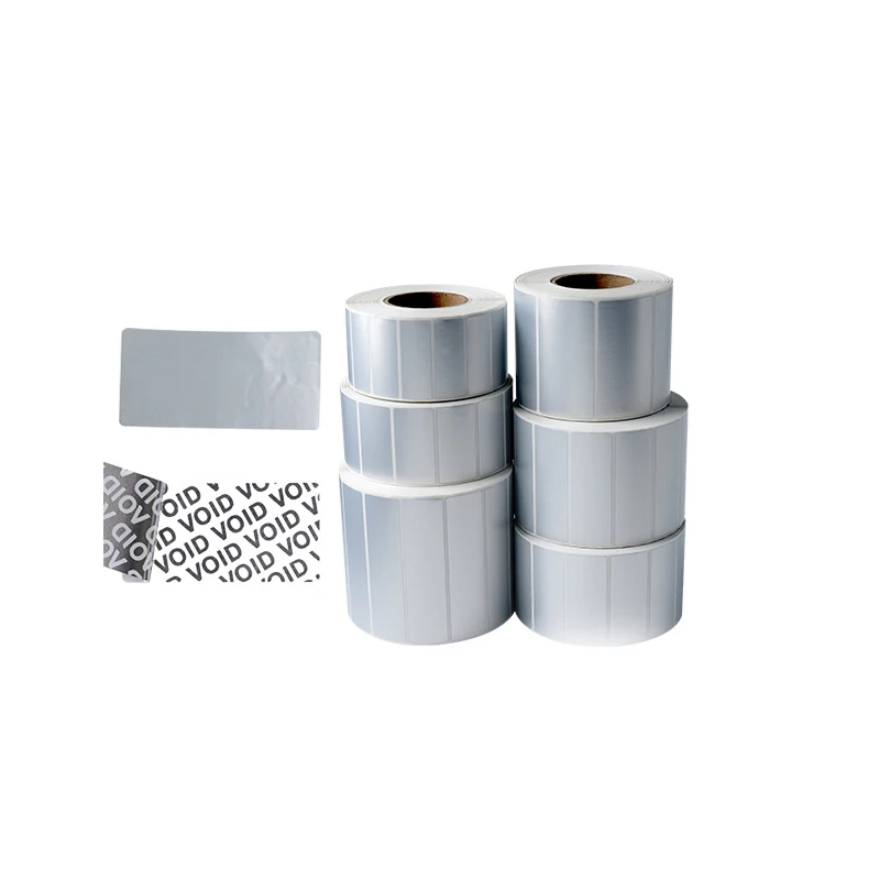 Blank All Size Matte Silver Void Warranty Printable Stickers 2000pcs ...