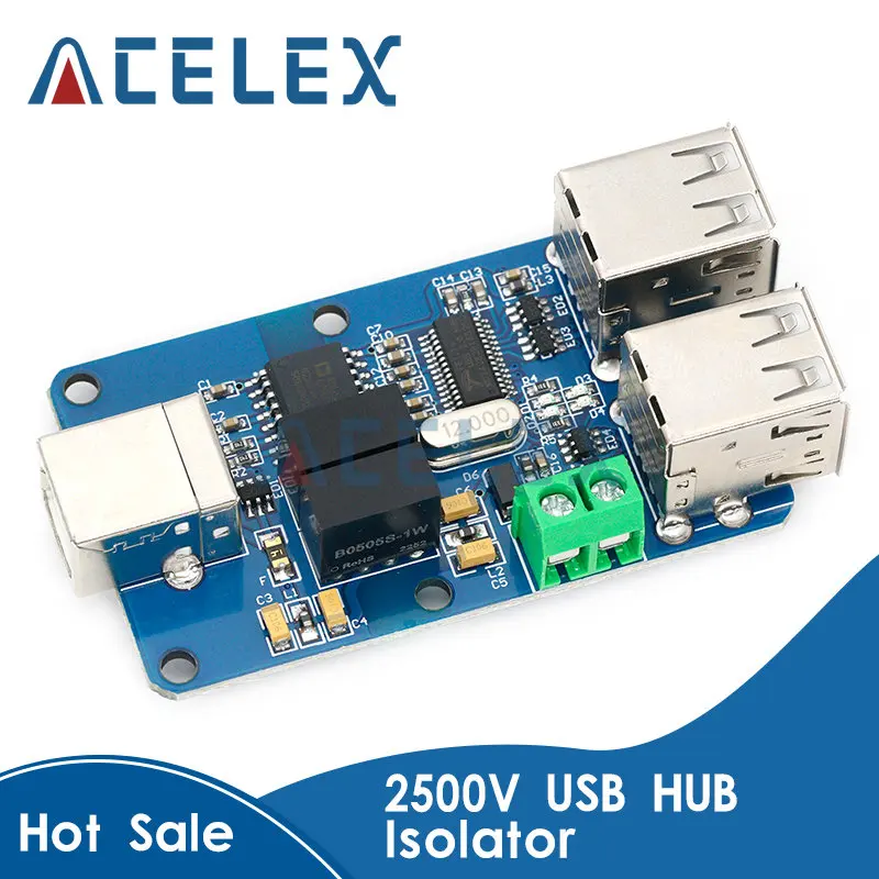 USB isolator, 2500V USB HUB isolator, USB isolation board, ADUM4160 ...