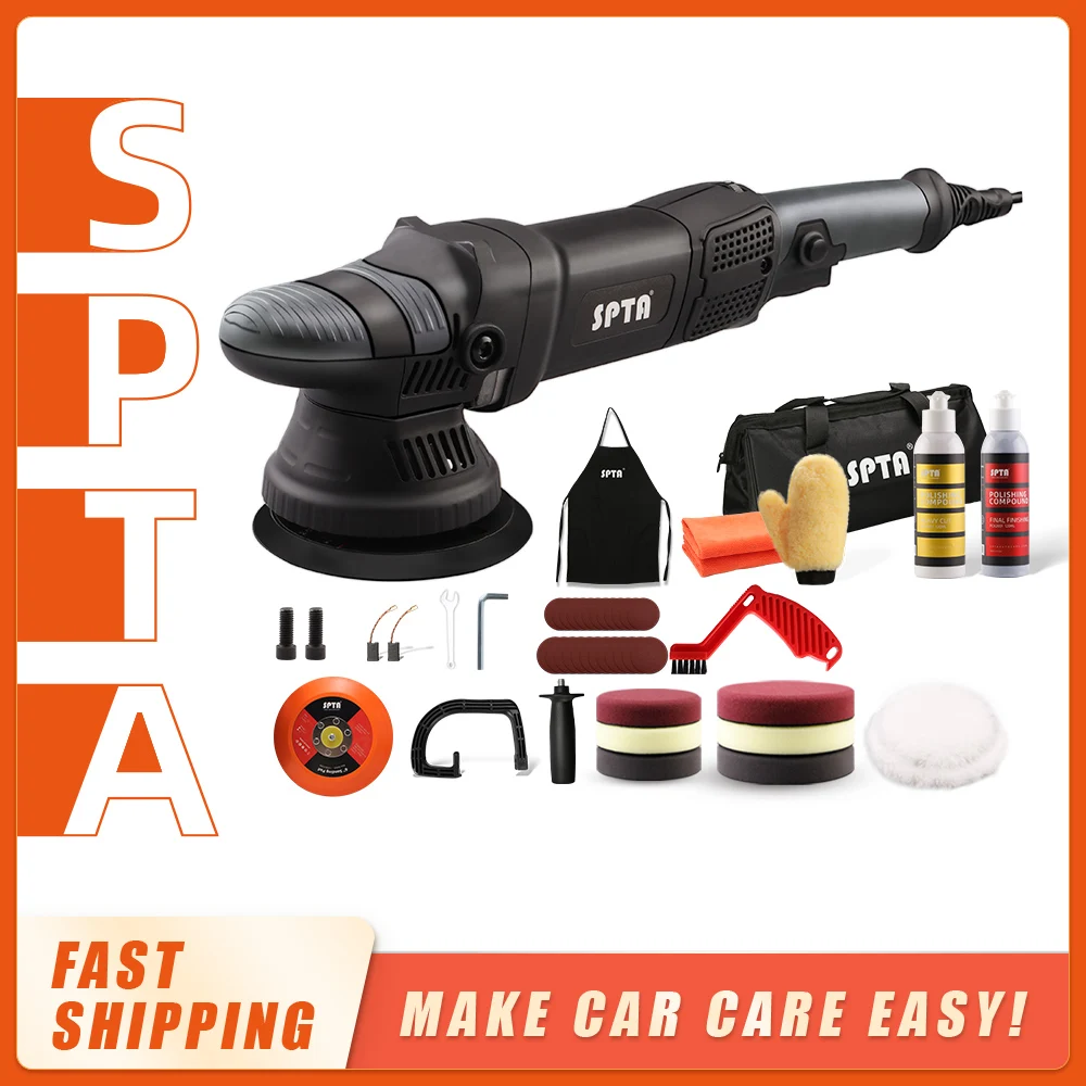 SPTA-5inch-780W-Dual-Action-Polisher-Orbit-15mm-Auto-Polisher-DA-Car ...