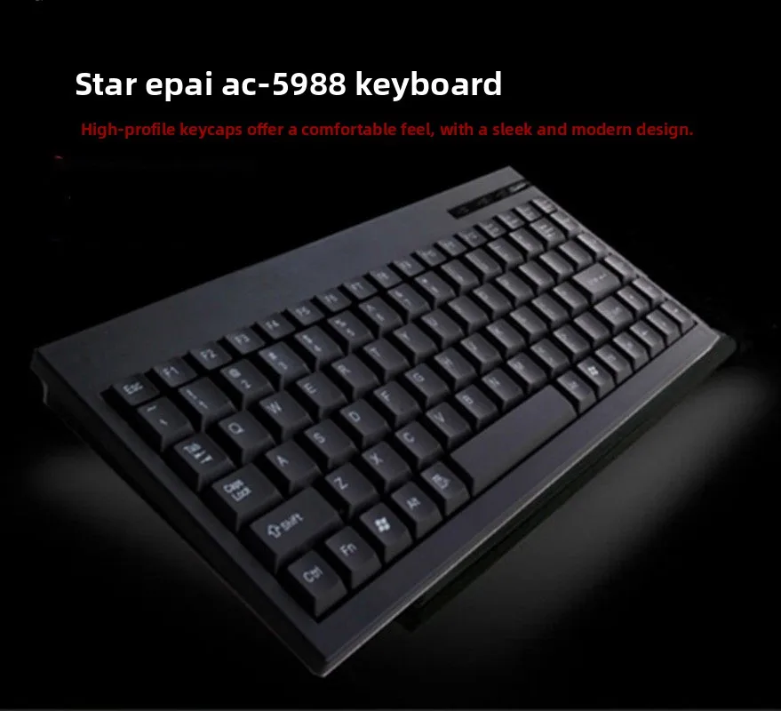 Mini industrial keyboard round port PS2/USB numerical control cabinet ...