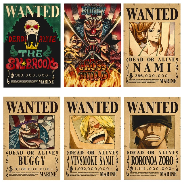 One Piece Wanted Poster Zoro