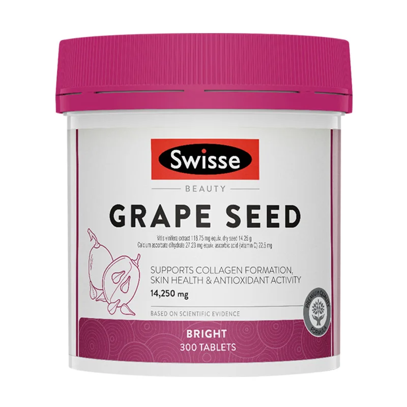 Australia-Swisse-Grape-Seed-300-Tablets-Beauty-Beauty-OPC-Natural ...