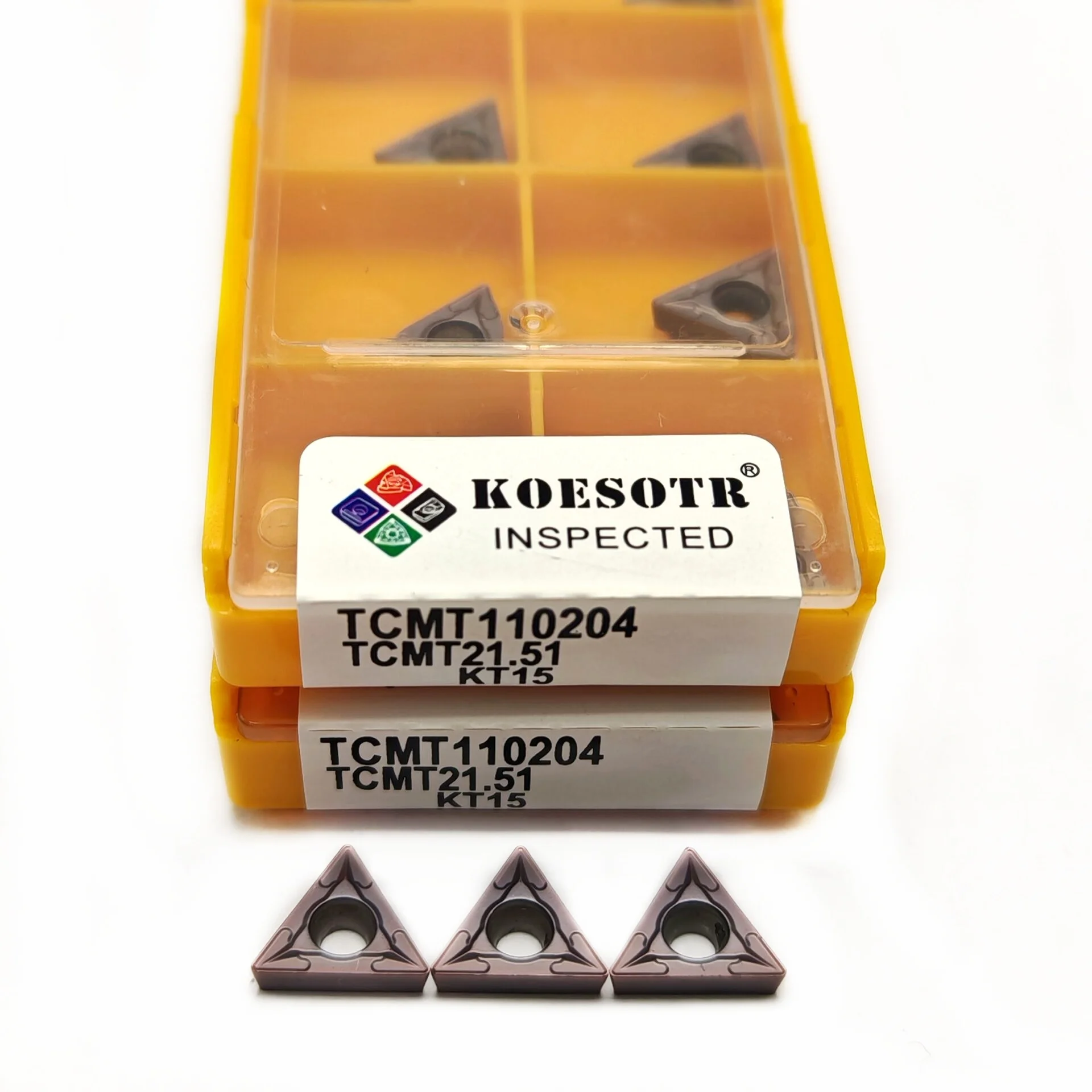 10PCS TCMT110204 KT15 TCMT110204 KT6020 carbide inserts internal ...