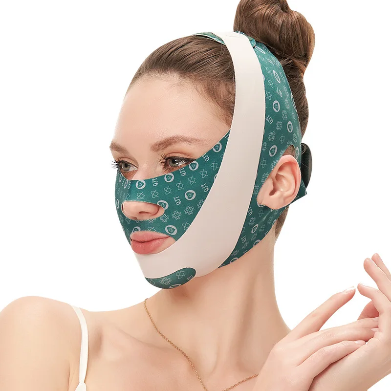 Adjustable V Face Bandage Lift Up Belt Reduce Double Chin Face ...