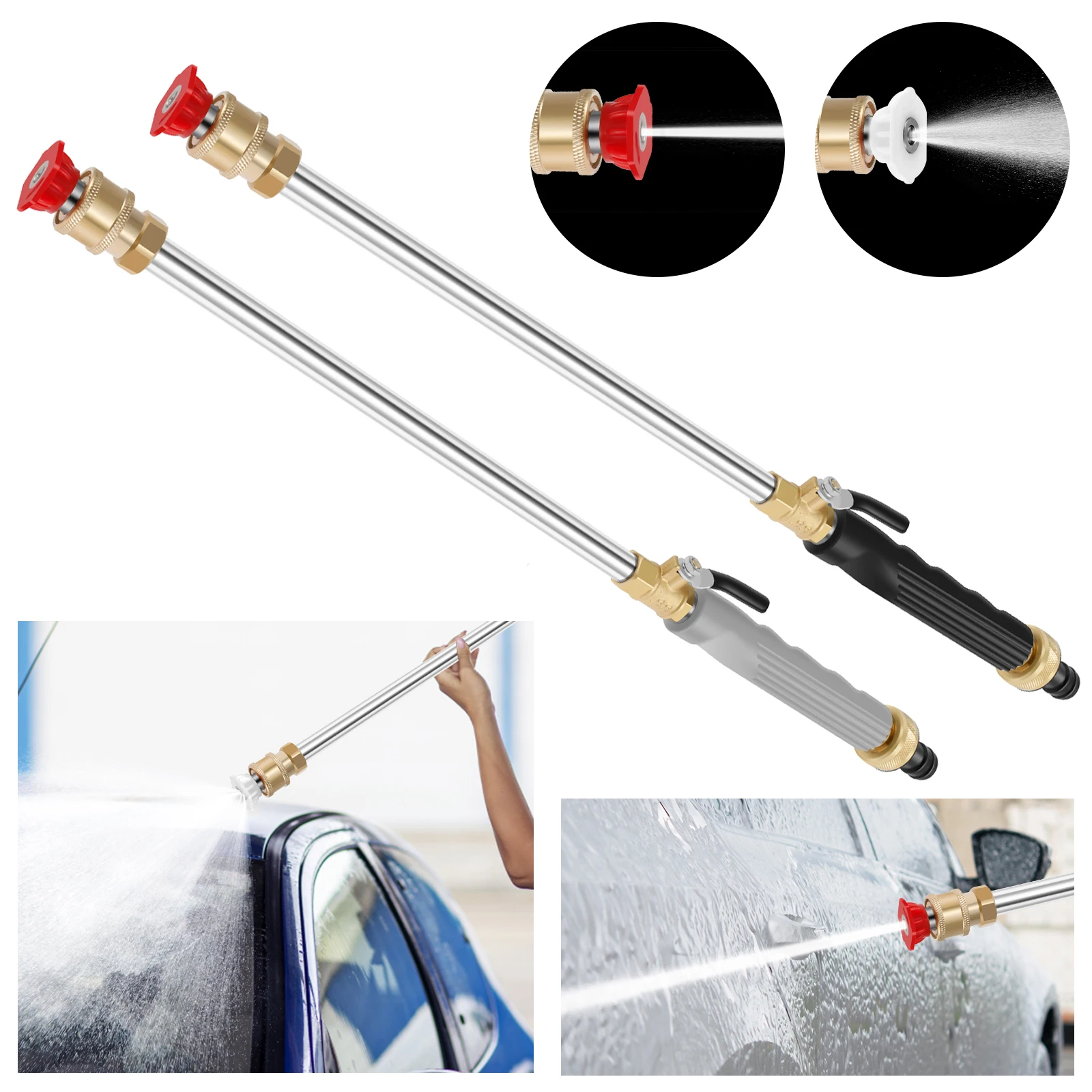 High-Pressure-Power-Water-Gun-Cleaning-Car-Wash-Spray-Hose-Pipe-Wand ...
