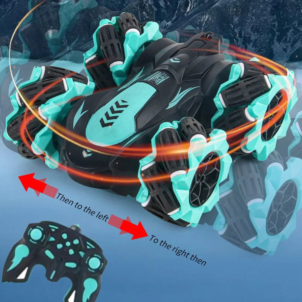 360-RC-Car-Remote-Control-Stunt-Car-Vehicle-Double-sided-Flip-Driving ...