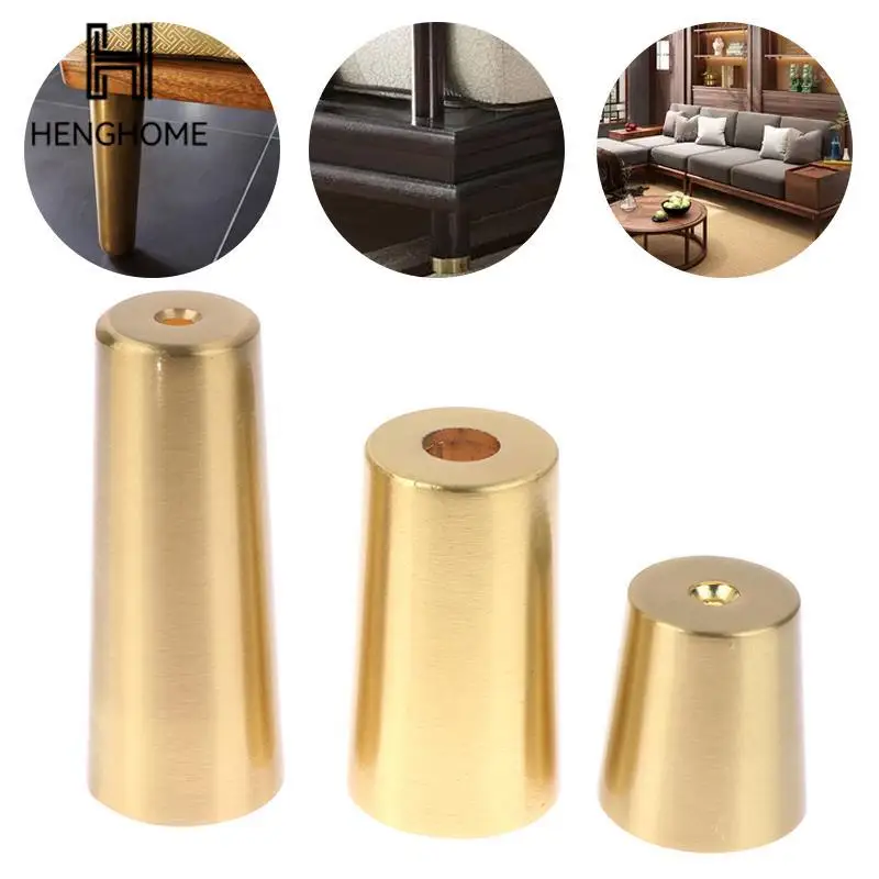 1Pc-Gold-Brass-Copper-Cabinet-Leg-Cover-Chair-Feet-Protector-Sofa-Leg ...