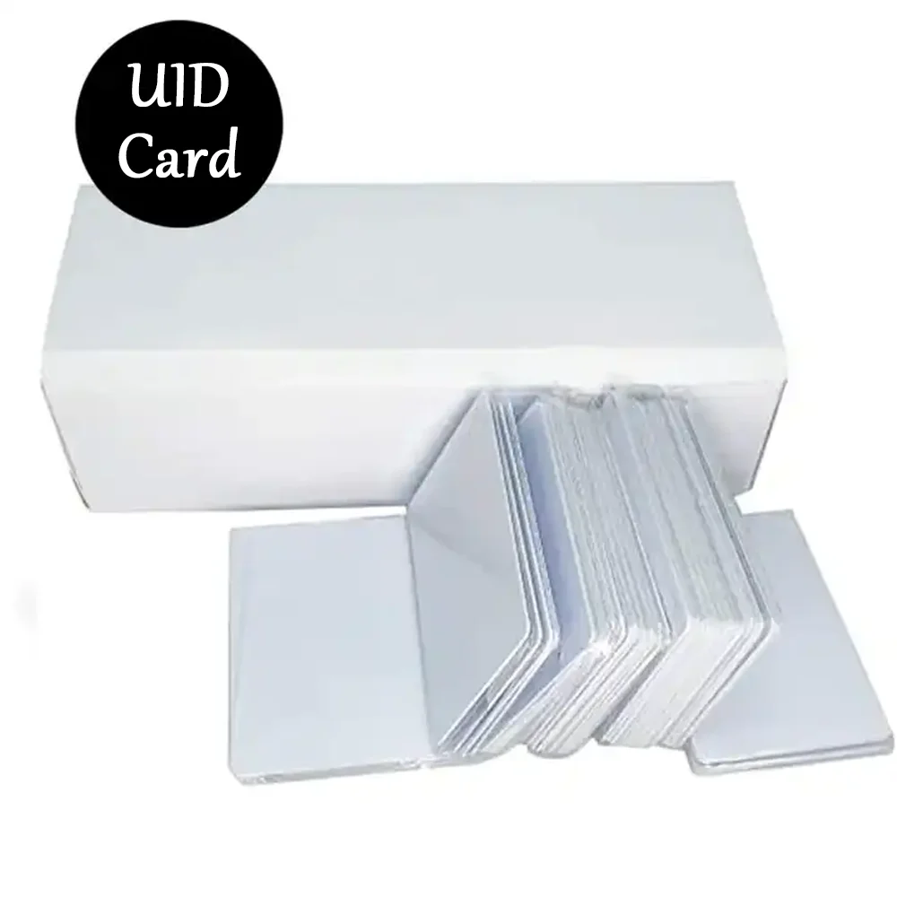 100-200PCS-UID-Smart-Chip-Card-RFID-Rewritable-Secret-Key-13-56Mhz ...