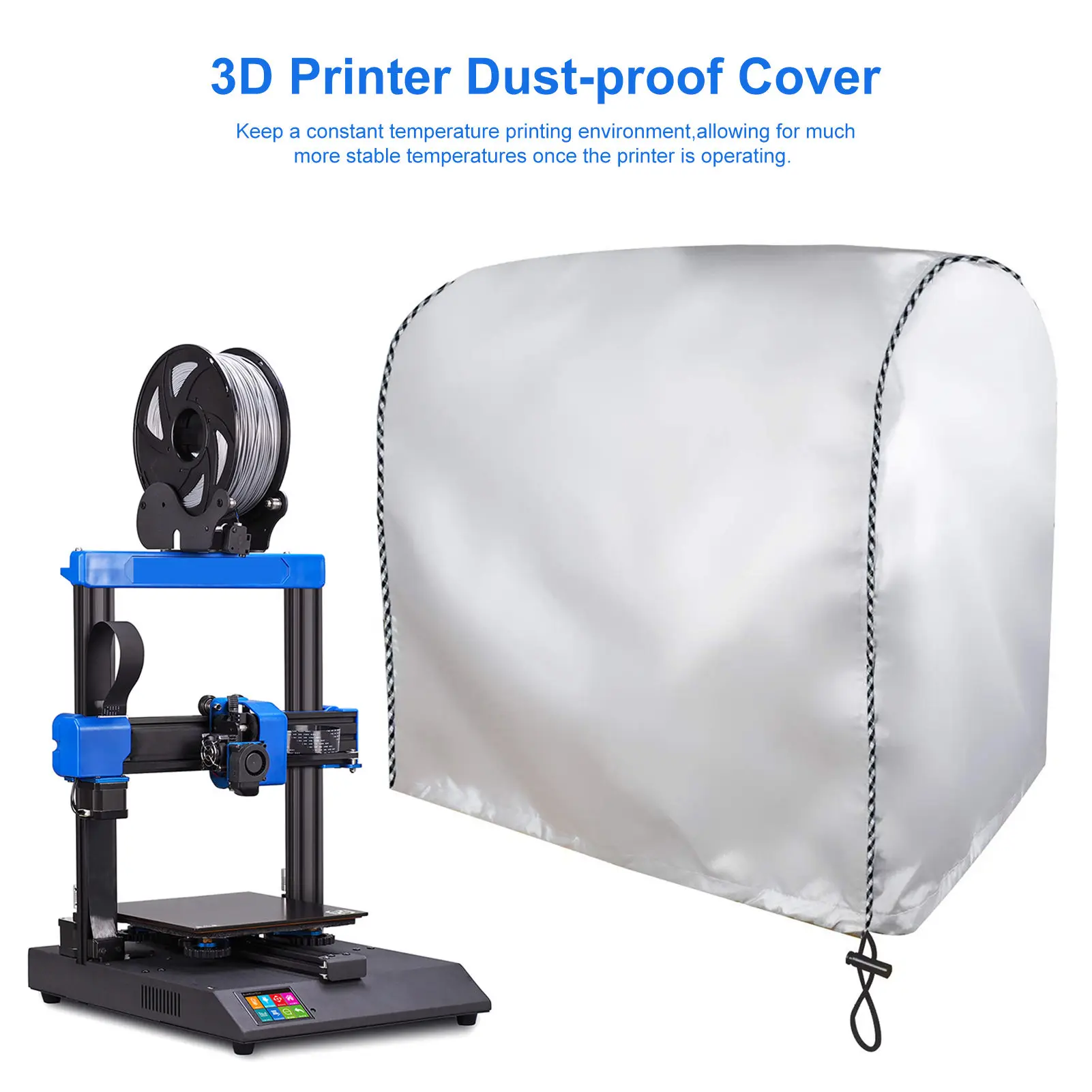 3d Printer Enclosure, Printer Covers Soundproof Dustproof Heating Tent ...