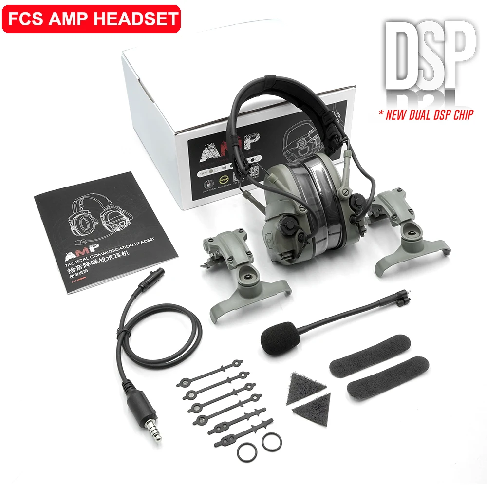 2023-FCS-FMA-Full-Digital-Dual-DPS-AMP-Tactical-Headset-Communication ...