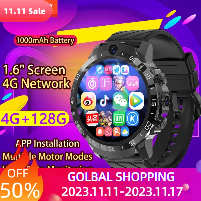 2023-New-Mt27-Watch-For-Men-1-6-Screen-4g-Network-1000mah-Battery-App ...