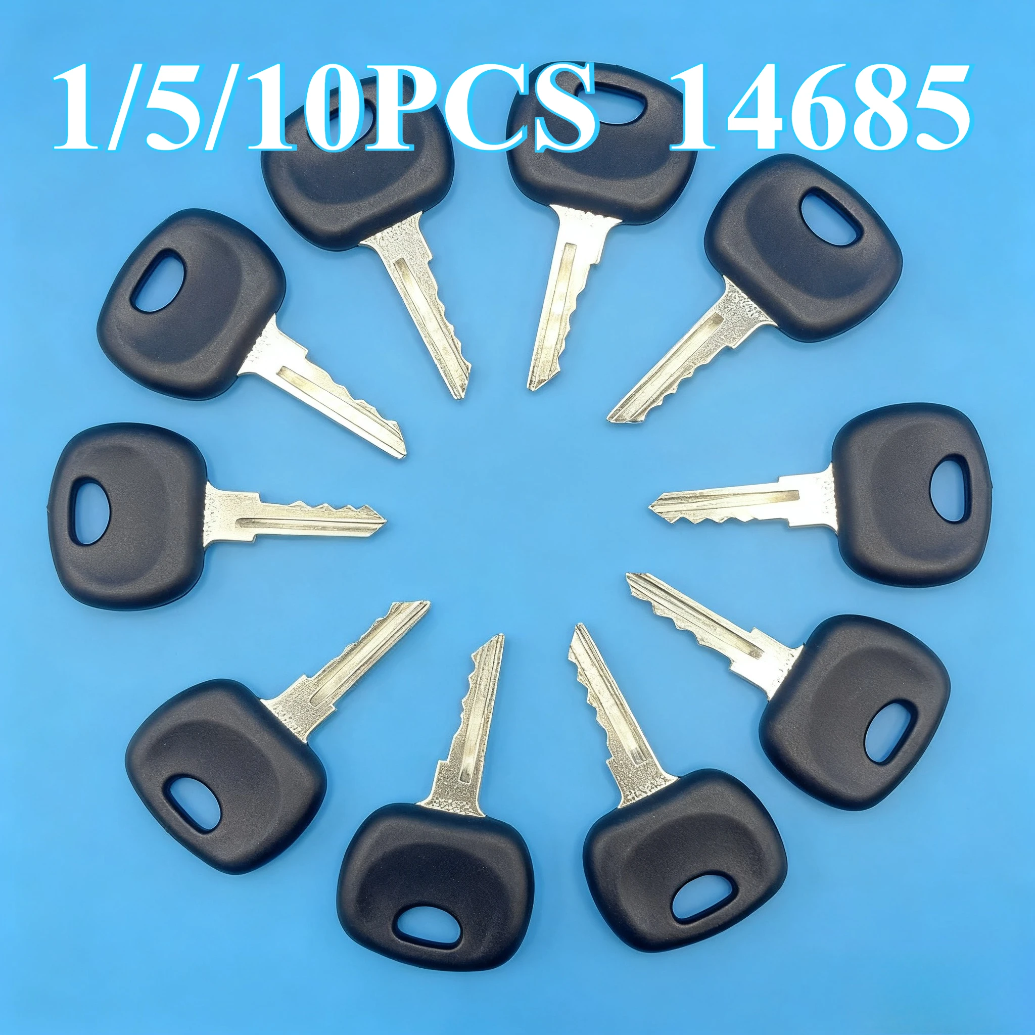 1/5/10Pcs 14685 Ignition Keys 5755026 Compatible with Bomag Compatible ...