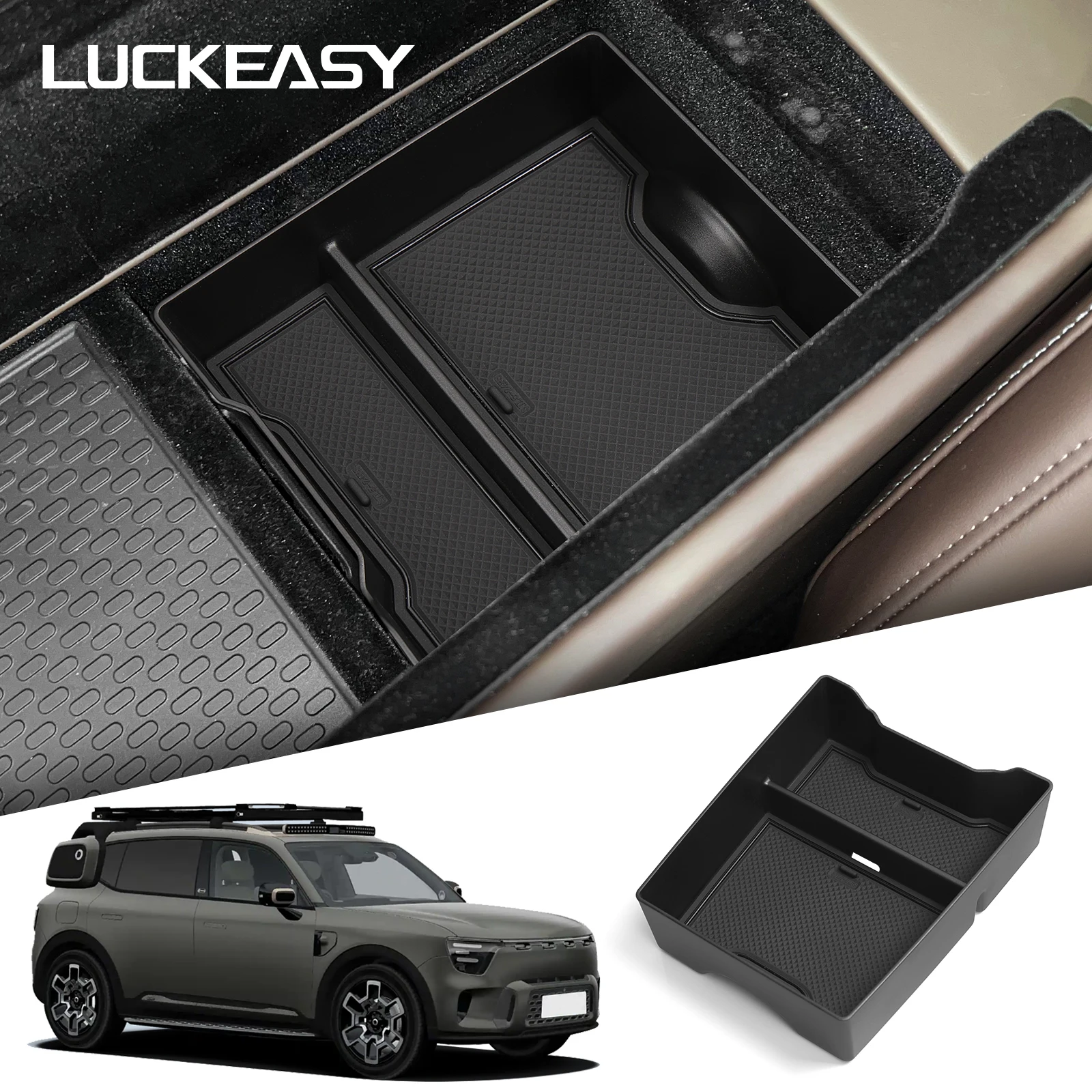 for Smart #5 2024-2025 Car Armrest Storage Box Organizer Case Auto ...