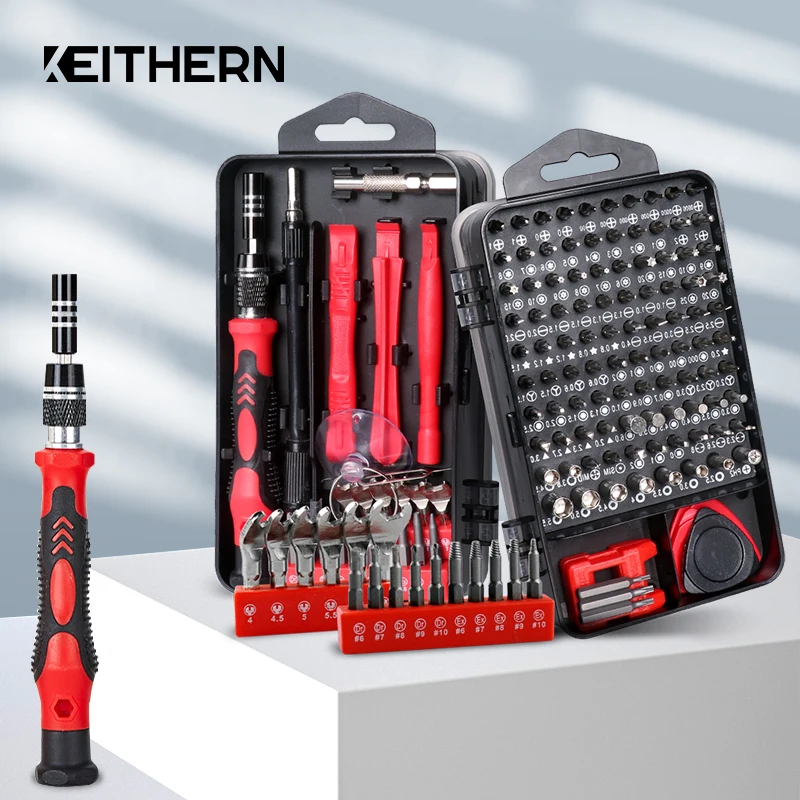 KEITHERN-Professional-Screwdriver-Set-138-117-112-115-In-1-Screw-Driver ...
