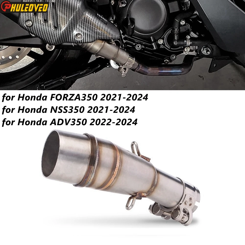 Motorcycle-Exhaust-Mid-Link-Pipe-for-Honda-Forza-350-NSS350-2021-2024 ...