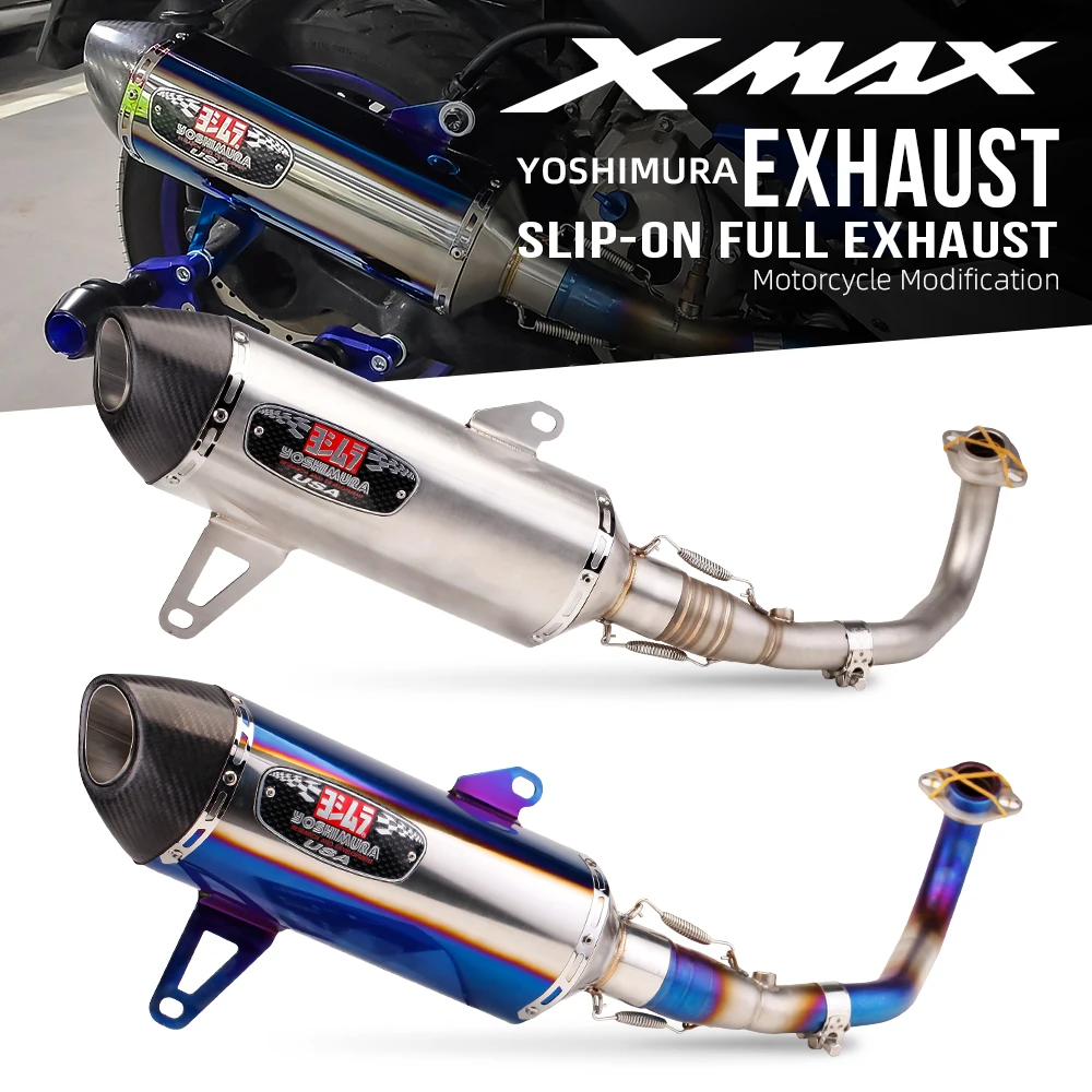 for-xmax300-R77-full-system-exhaust-pipe-muffler.jpg