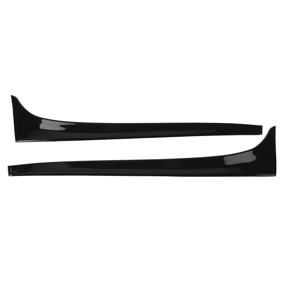 1-Pair-Car-Left-Right-Rear-Window-Fins-Moulding-Side-Spoiler-Wing-Trim ...