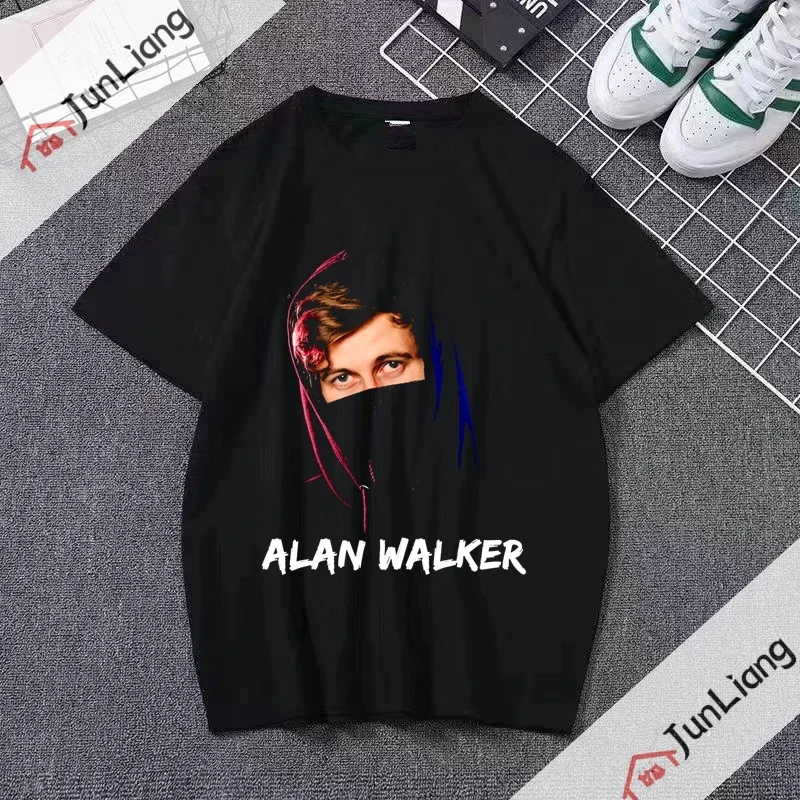 DJ-Music-Star-Alan-Olav-Walker-Printed-T-shirt-Unisex-Loose-Casual ...