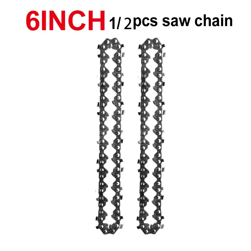6-Inch1-2pcs-Mini-Chainsaw-Chain-Set-Cordless-Electric-Saw-Chain-Wood ...