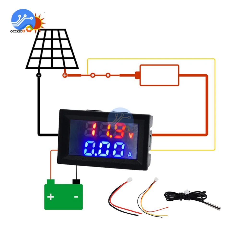 M430C DC4-30V Digital Voltmeter Amperemeter Dual Display Spannung ...