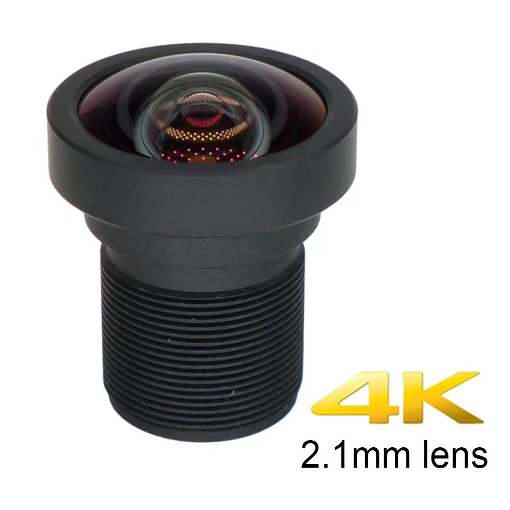 미니 HD 왜곡 없는 렌즈, AHD IP 카메라 액션 카메라 CCTV 렌즈, IR 필터, 650nm, 4K M12, 2.1mm 1/2.7| | - AliExpress